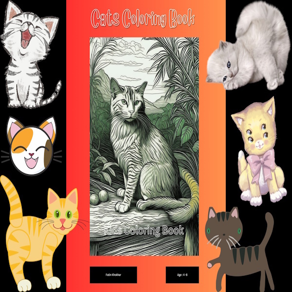 Cat's Coloring Book