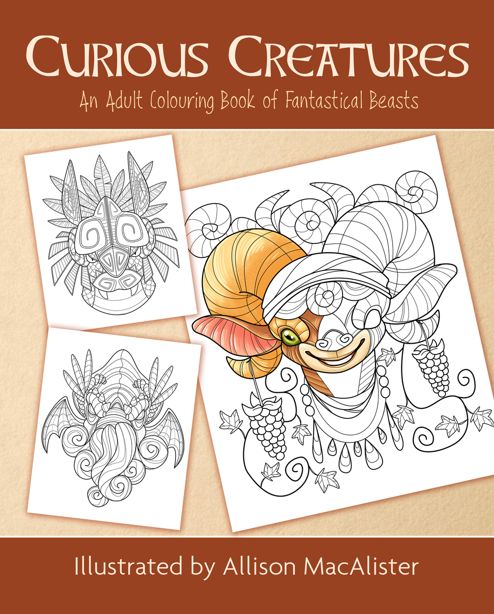Curious Creatures Colouring Book PDF