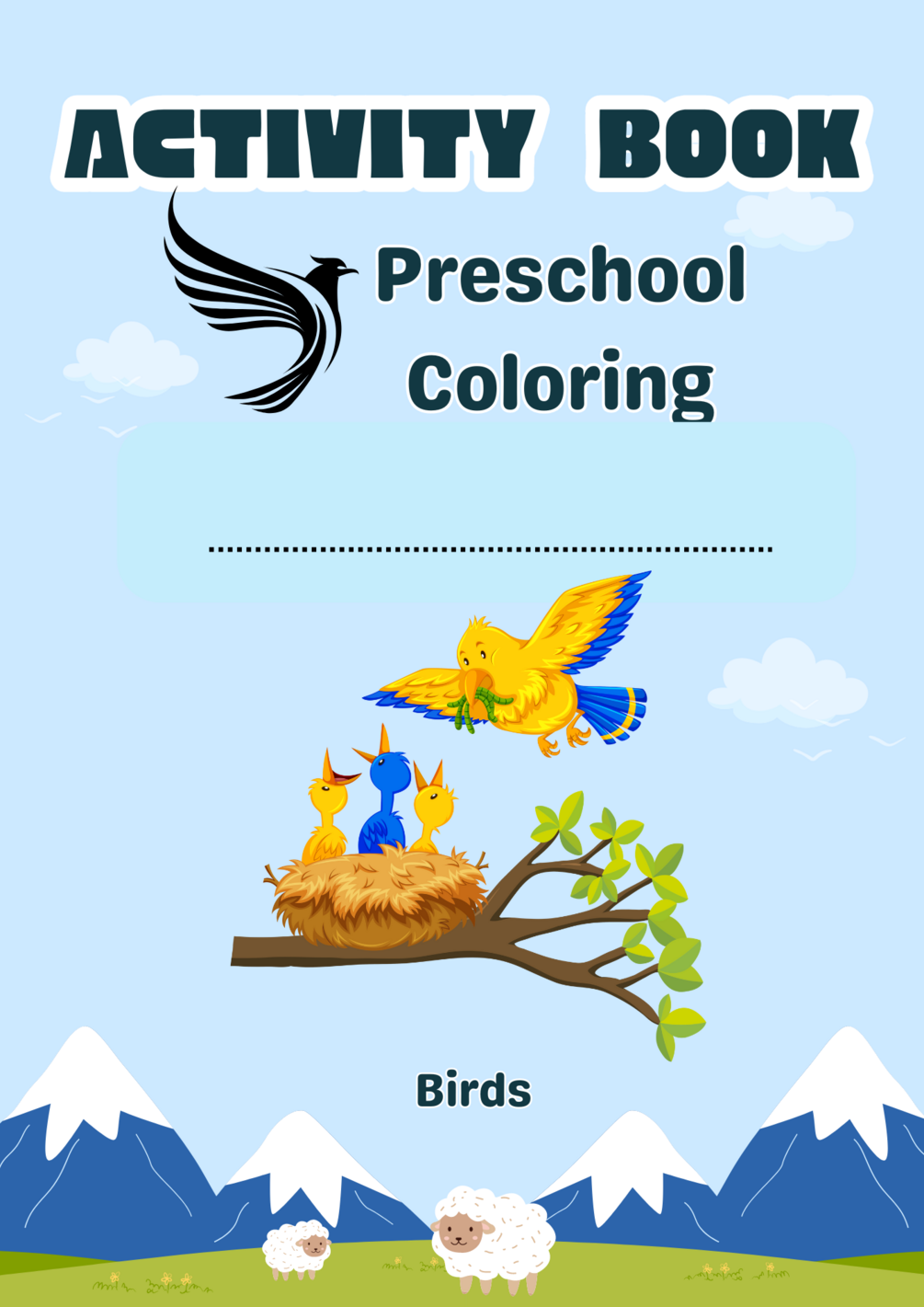 Cute birds Coloring Pages for Kids
