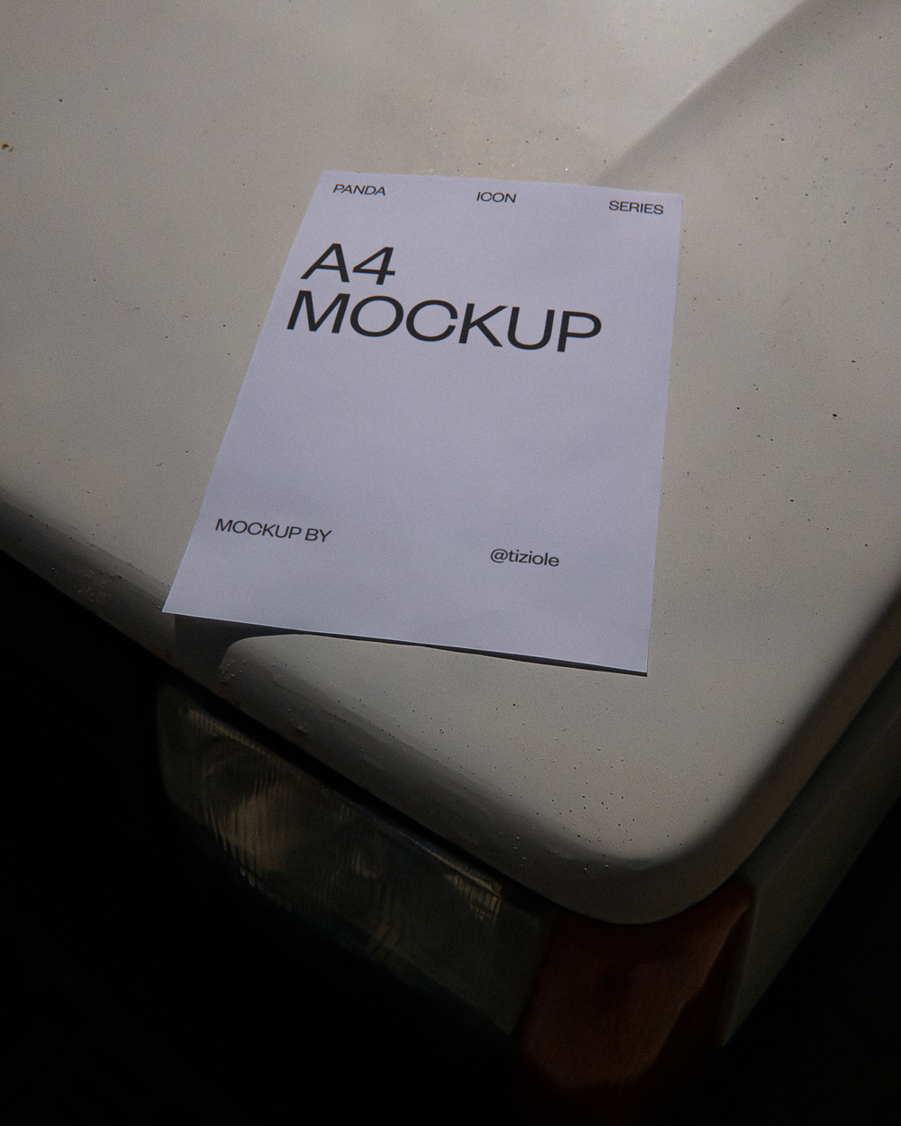 PANDA N°01 - A4 MOCKUP