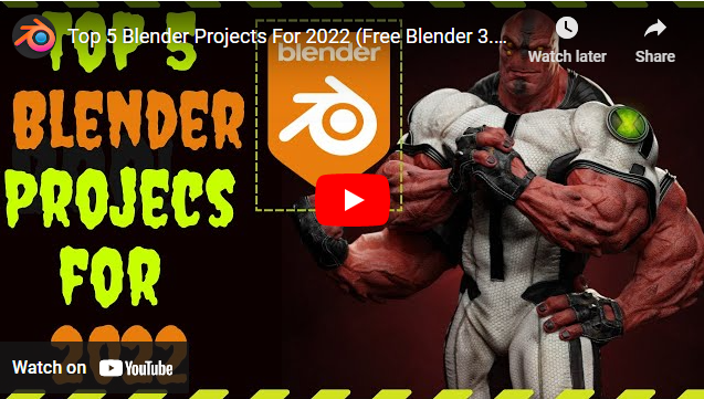 Top 5 Blender Projects For 2022 (Free Blender 3.4 Files Download ...