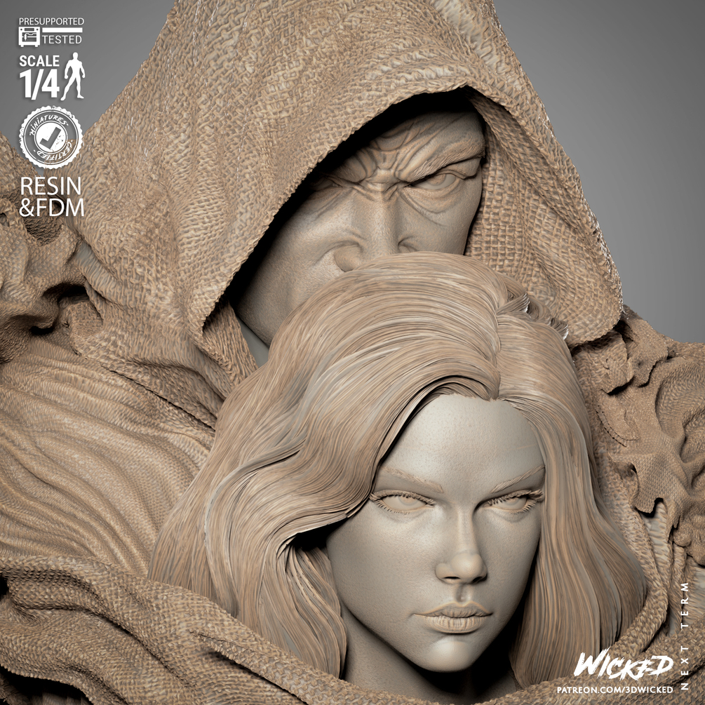 Wicked Marvel Cloak and Dagger Portrait Bust: Tested and ready for 3D ...