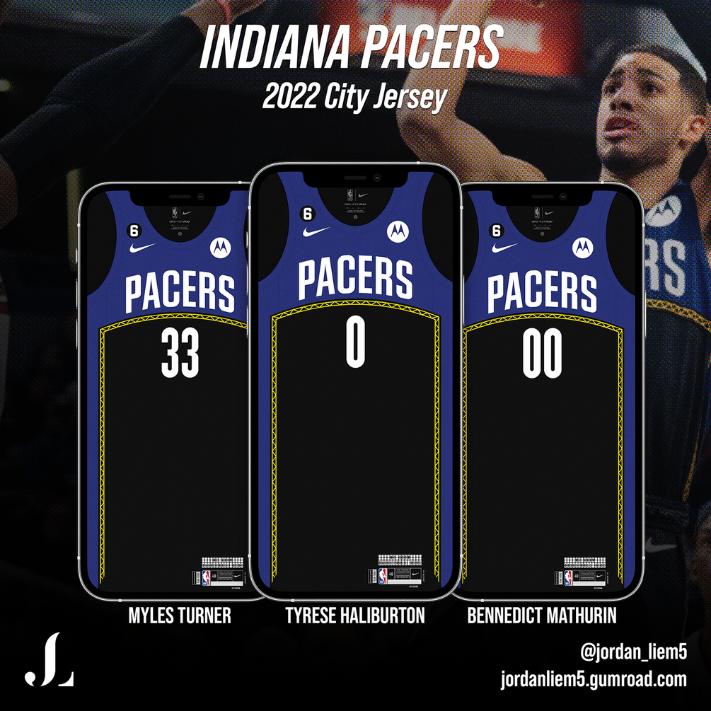 Indiana Pacers 2022 City Jersey Pack