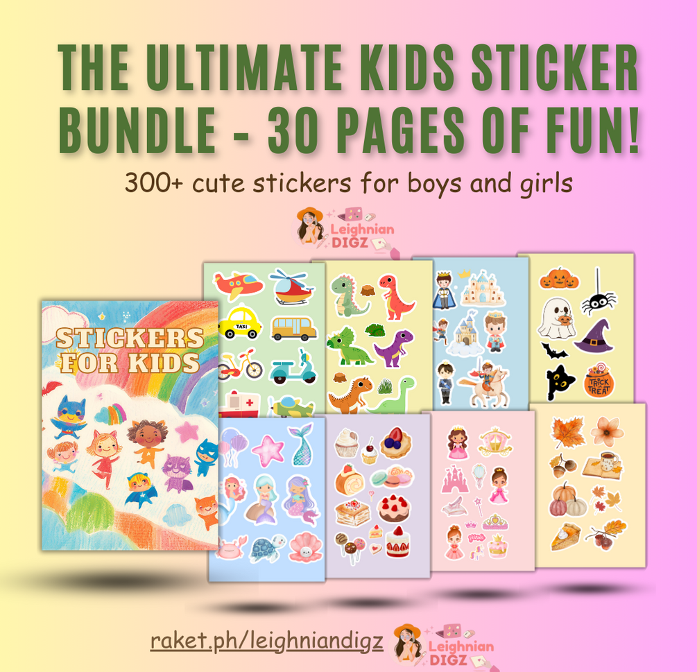 Stickers for Kids | Cute Stickers for Boys & Girls (30 Pages) | Special ...