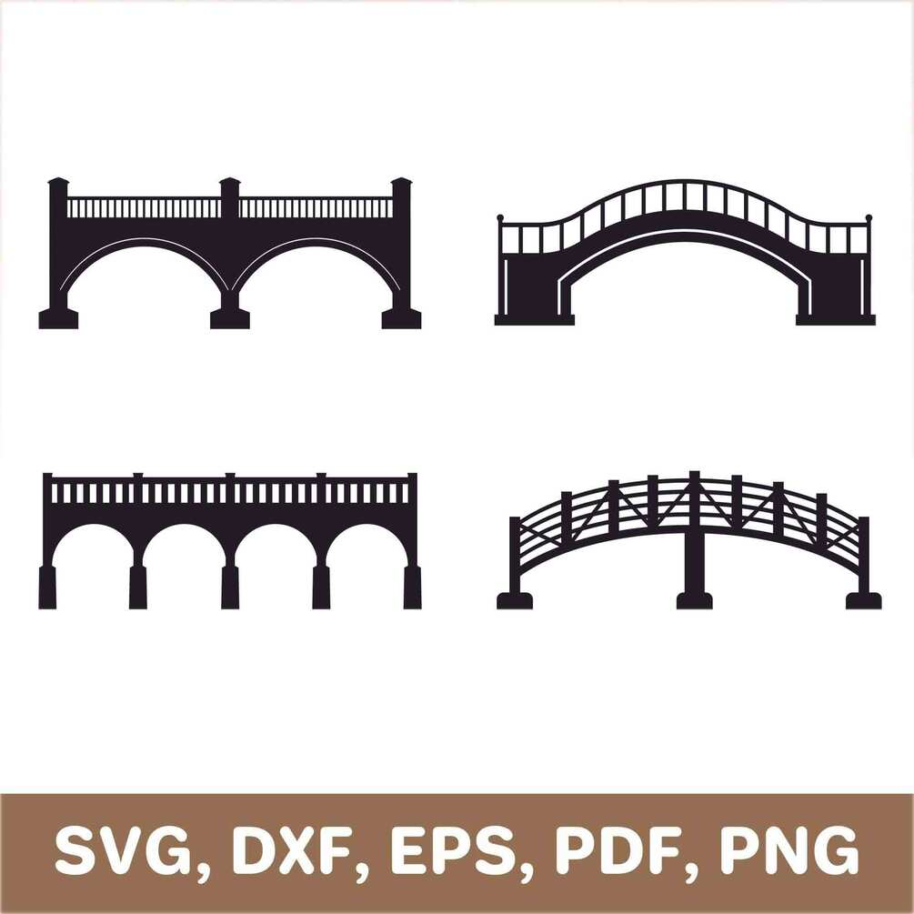 Bridge svg, bridge template, bridge png, bridge clipart