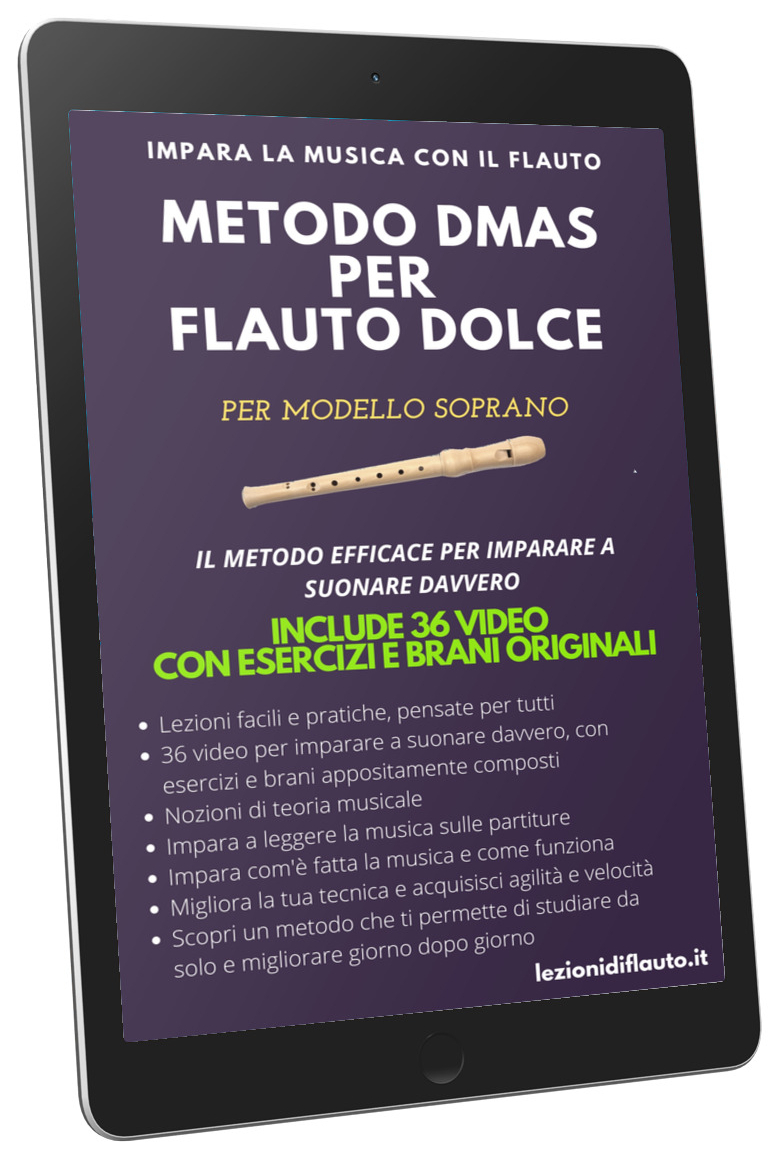 Metodo DMAS per flauto dolce - Fraseggi, esercizi e brani.