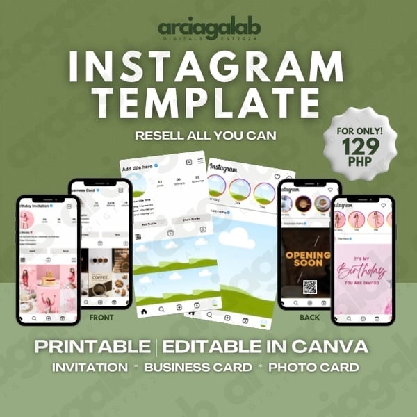 INSTAGRAM-INSPIRED LAYOUT