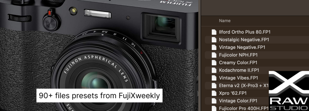 90+ files recipes compatible with the NEW X100VI [and already with ...