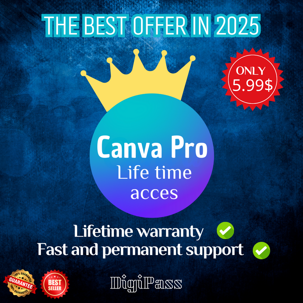 Canva Pro Lifetime Access - Lifetime Canva Pro Subscription