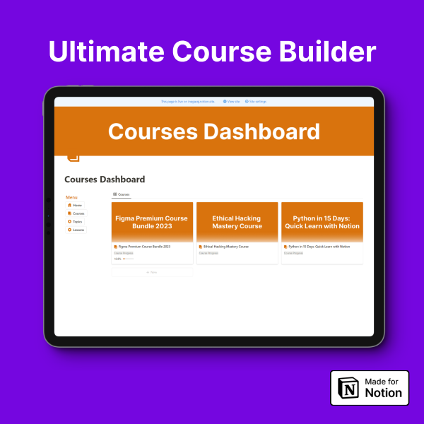 Notion Templates - Nagaraj