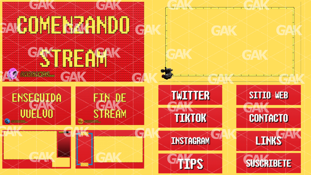 BRICKSTREAM - OVERLAY - STREAM - OBS