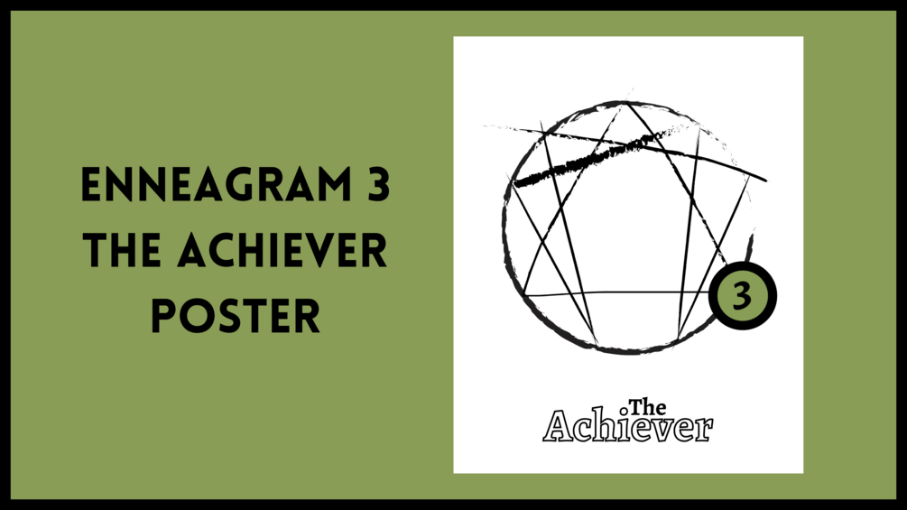 Enneagram 3 THE ACHIEVER Poster