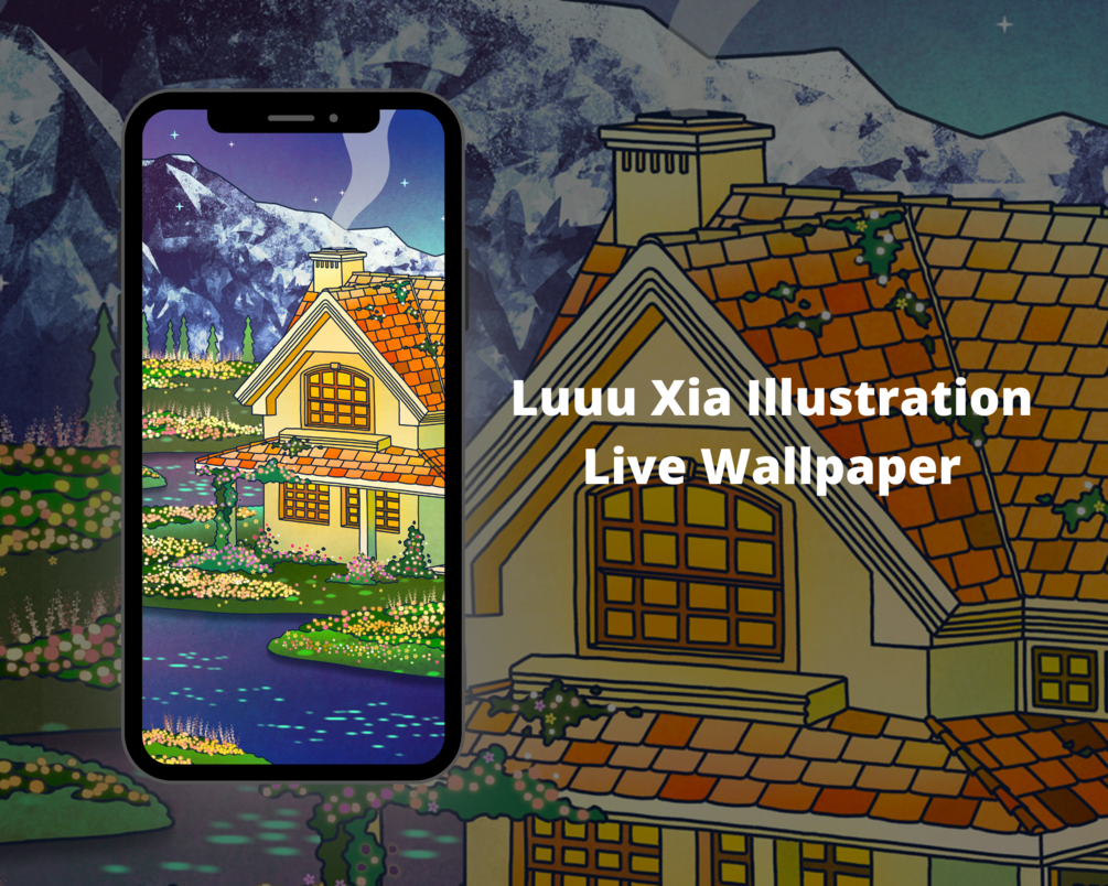 Luuu Xia Illustration Live Wallpaper: A Peaceful Night