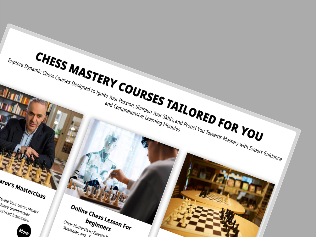 Crowns - Chess Agency and Chess Selling Website Design | Figma Template