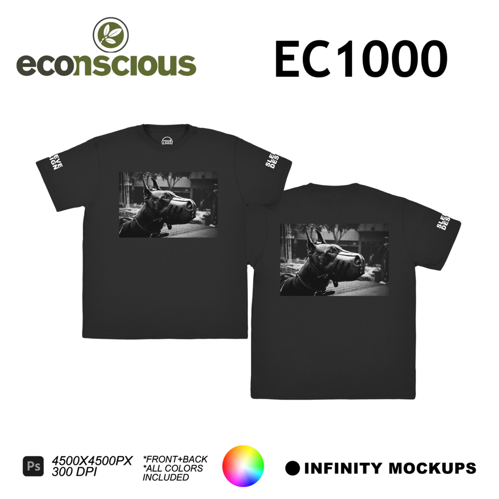 Tshirt Mockup Econscious (EC1000)