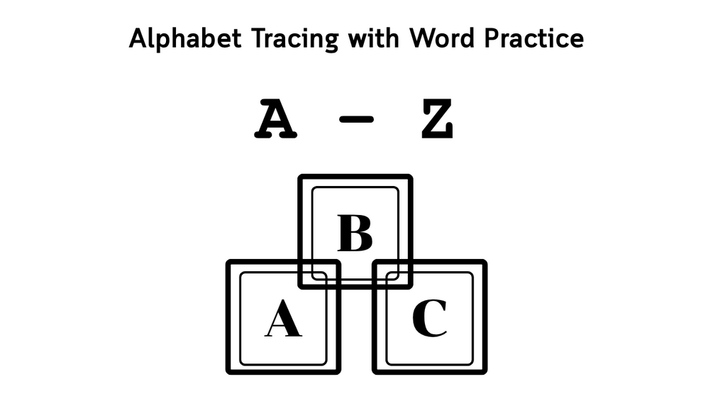 Alphabet Tracing with Word Practice