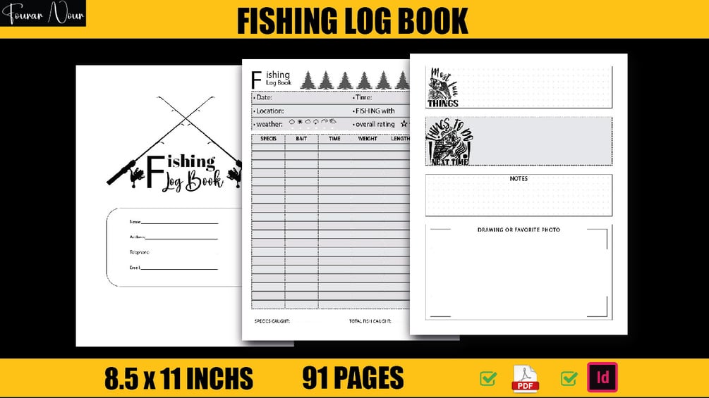 Fishing log book