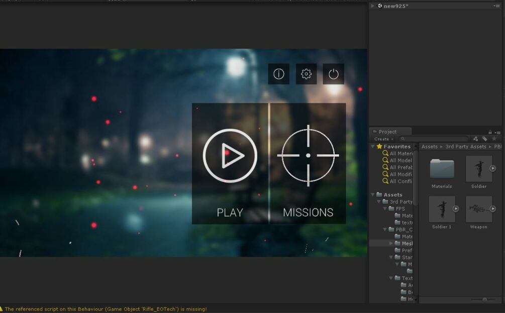 New Main Menu [1.00] [Unity]