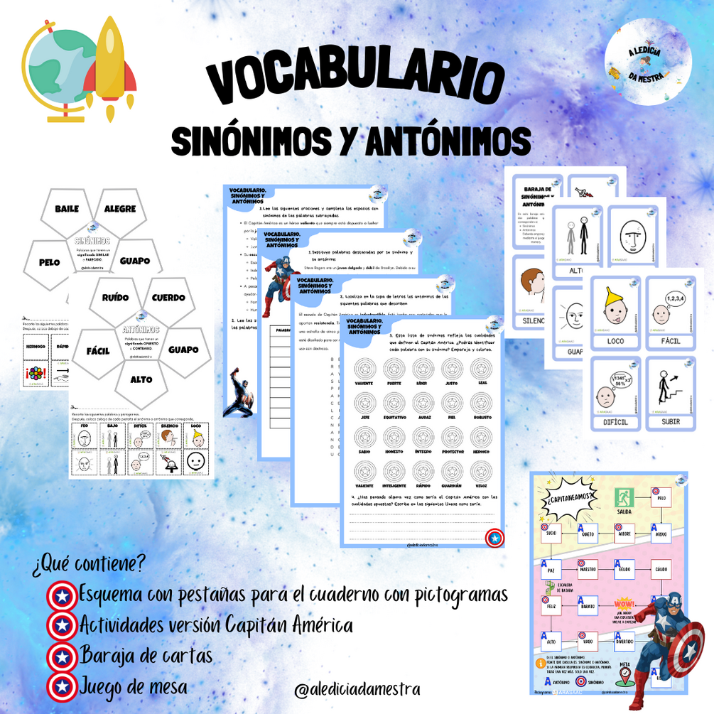 Vocabulario: sinónimos y antónimos. LC