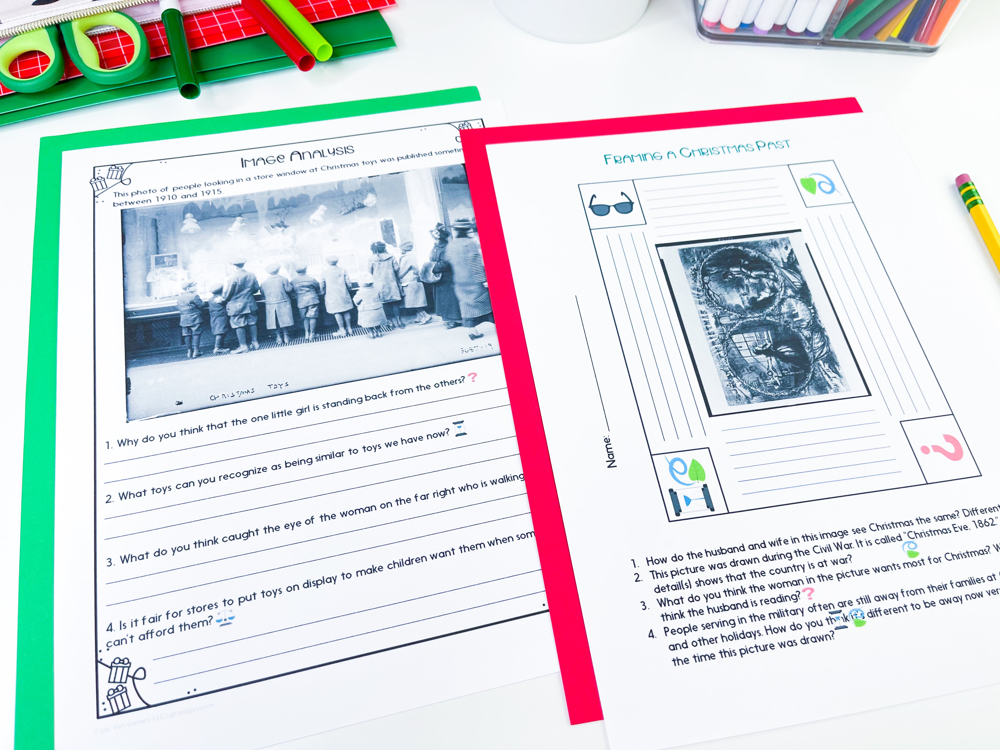 Depth and Complexity Low-Prep Christmas Activity Pack