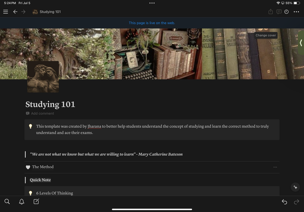 The True Guide On How To Study 101 (NOTION TEMPLATE)