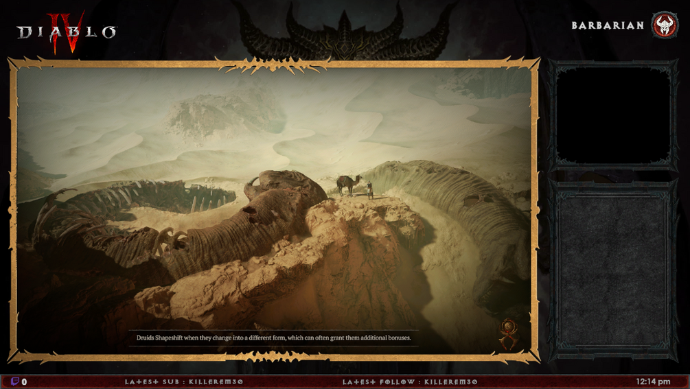 Diablo 4 - Just Chatting Overlay