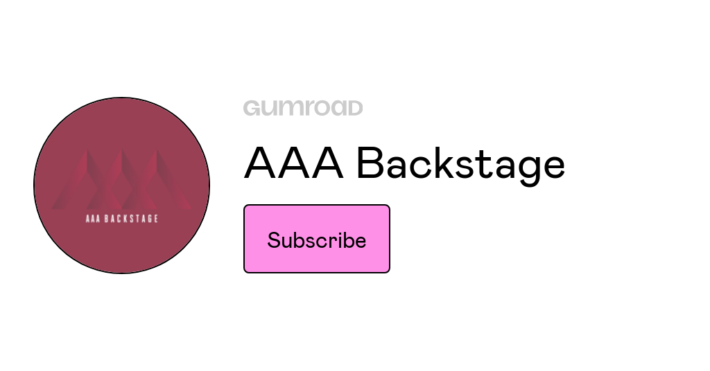 AAA Backstage