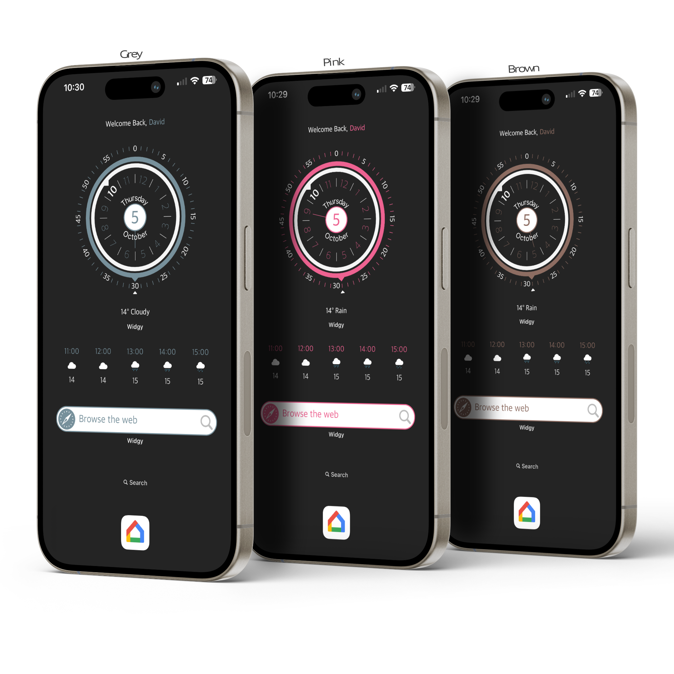 Cuadrante Widgy Widgets