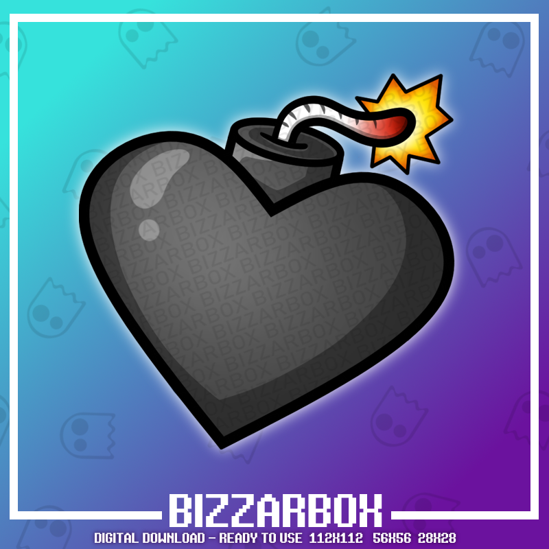 Streamer Emote: Heart Bomb