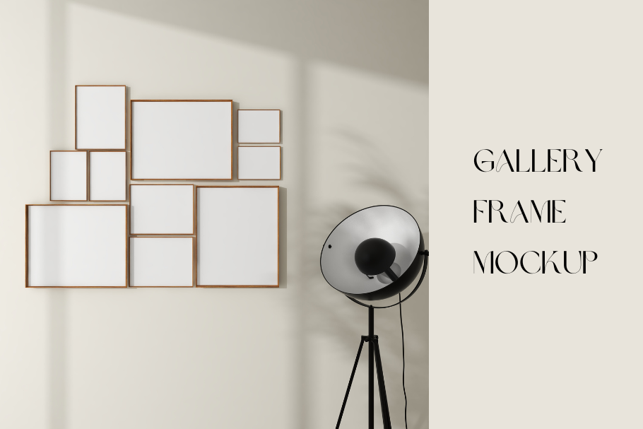 Wall Frame Mockup PSD: M0087