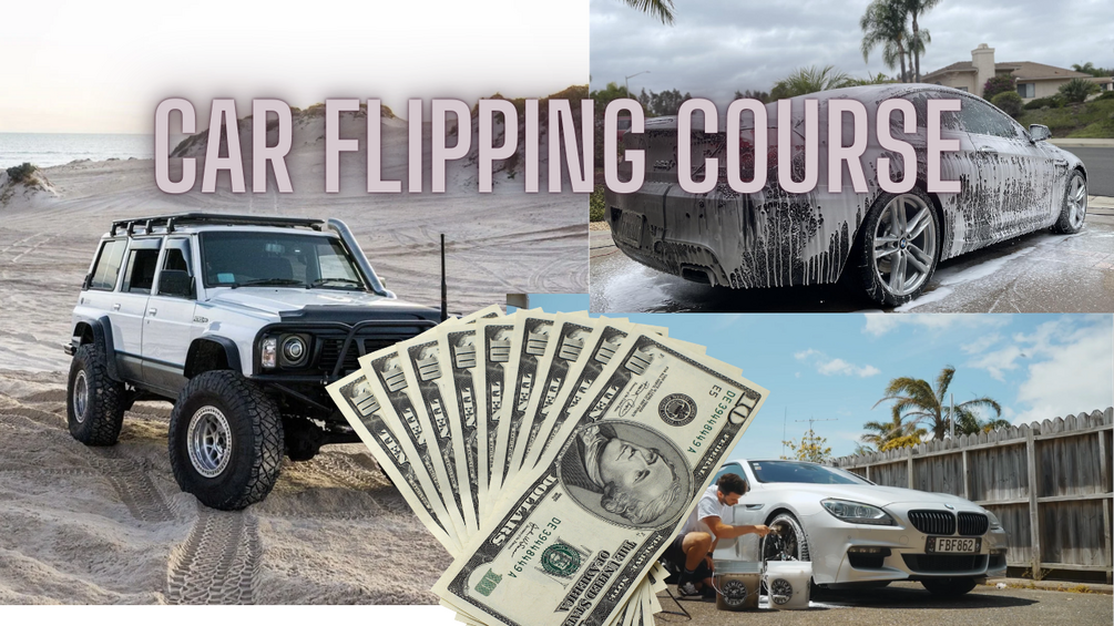 car flippping course