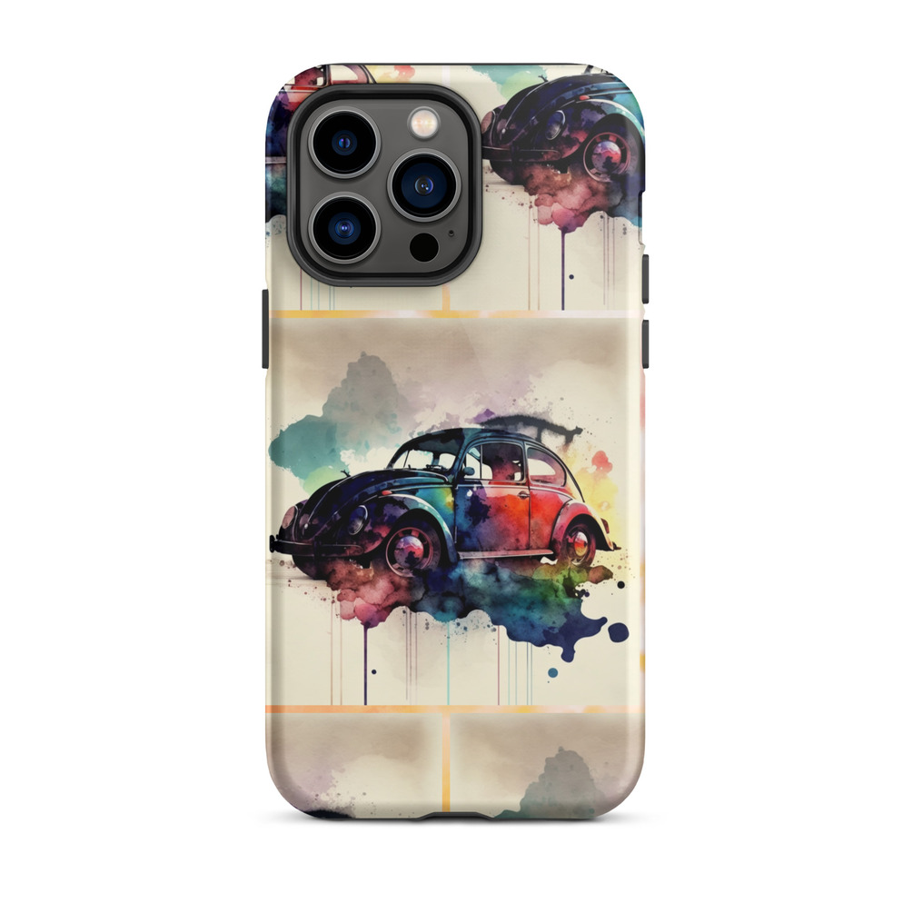 Abstract Volkswagen Beetle Tough Case for iPhone®