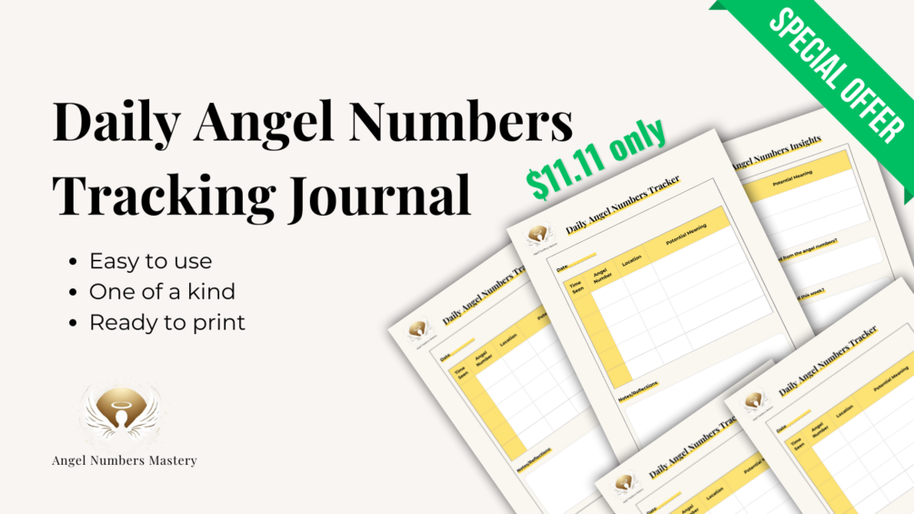 Daily Angel Numbers Journal [Printable PDF]