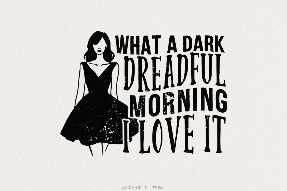Gothic Morning PNG, Dark Romance Book Lover, Dreadful Gift, Spicy ...