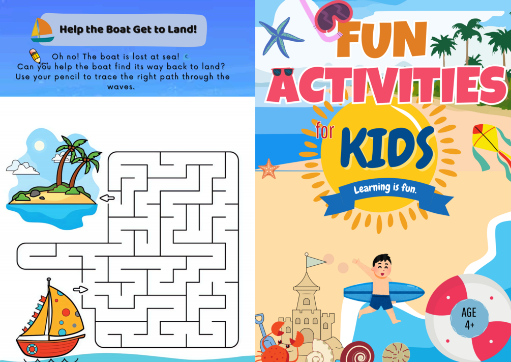 A Fun Activity Book for Kids