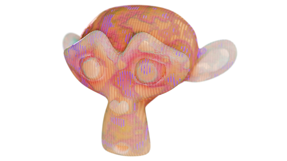 Abstract wave texture shader for Blender