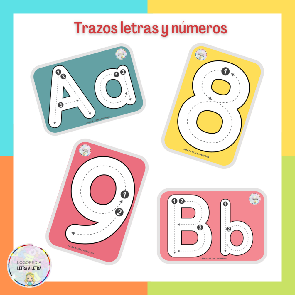 TRAZOS LETRA Y NÚMEROS