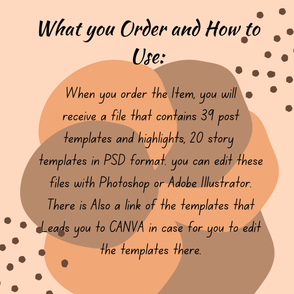 Instagram templates for posts, Highlights and stories.