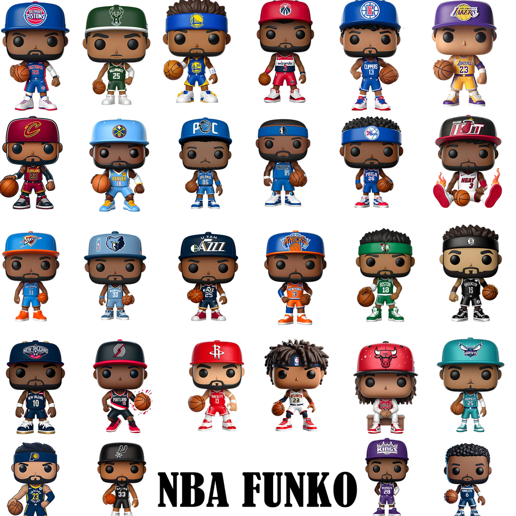 NBA FUNKO POP DESIGNS