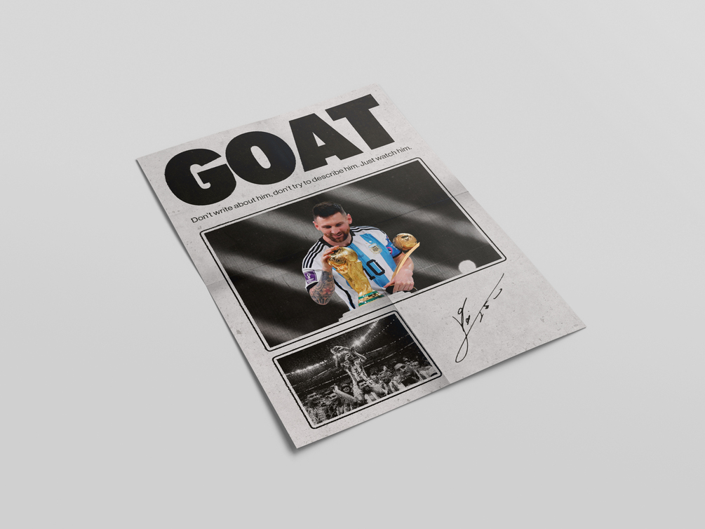 Poster Lionel Messi - GOAT