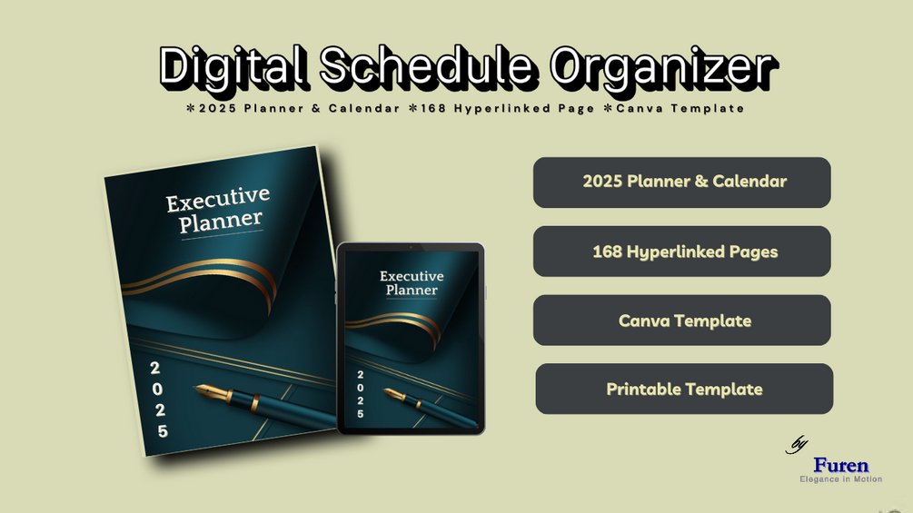 2025 Executive Planner & Calendar