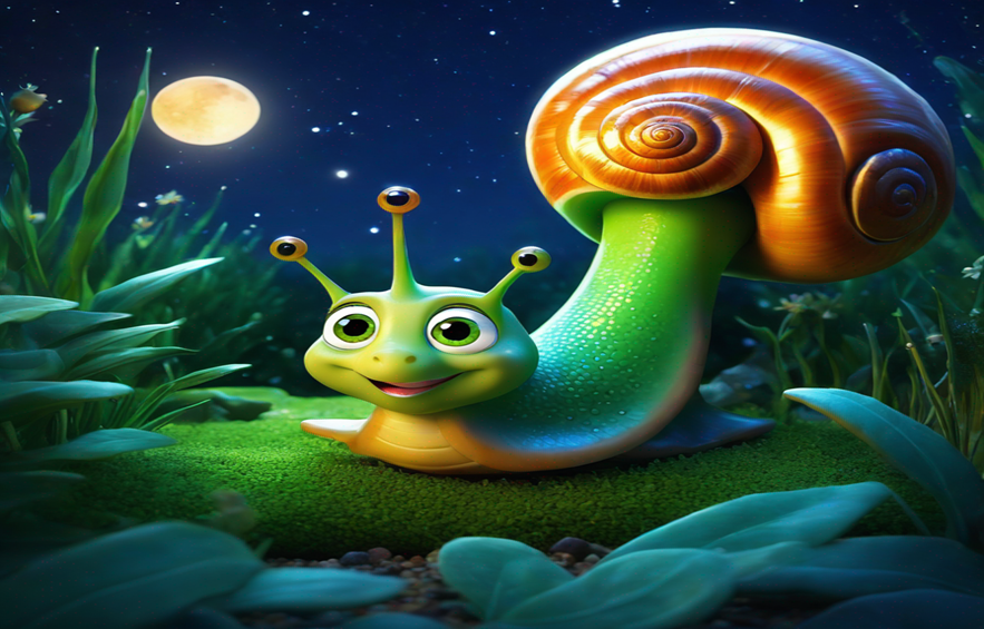 The Sniffles the Snail Who Wanted to Fly story for kid