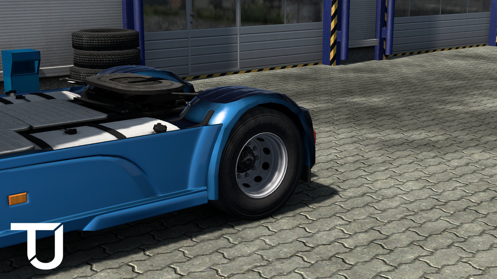 DAF Painted Rear Fenders