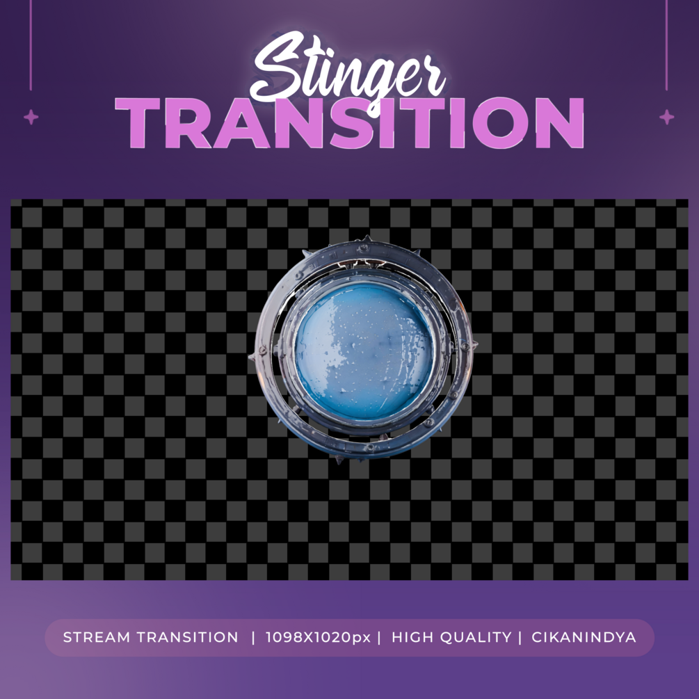 Stinger Transition | Sci-Fi Blue Shield Portal Transition | Stream ...