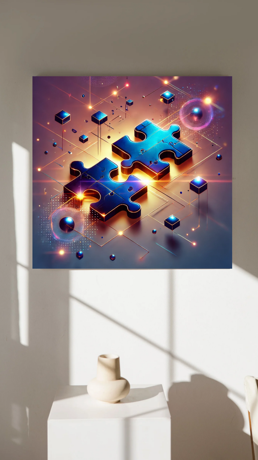 Floating Puzzle Pieces