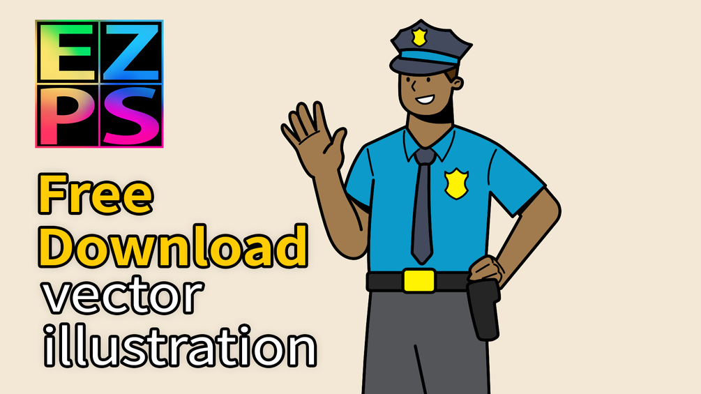 Free Vector police officer clipart
