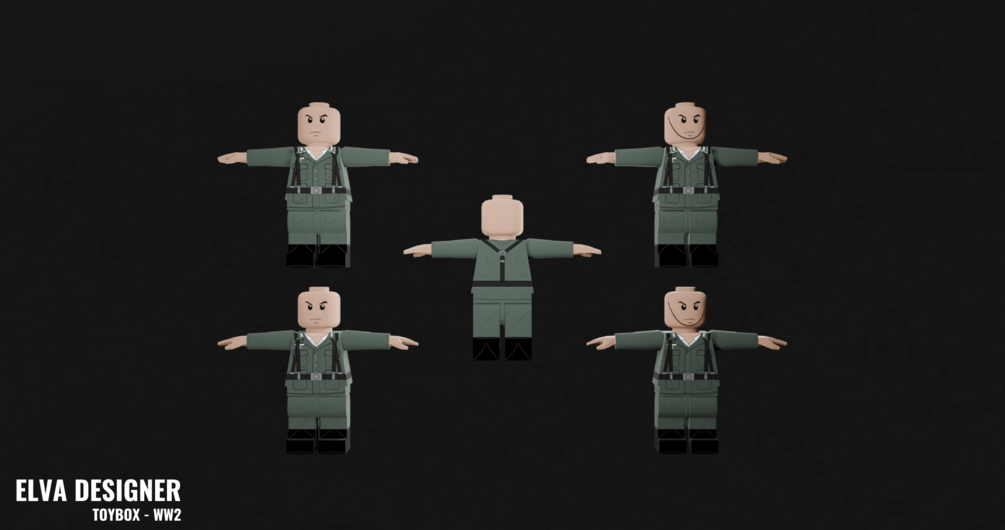 Lowpoly - WW2 German Army Vol.1