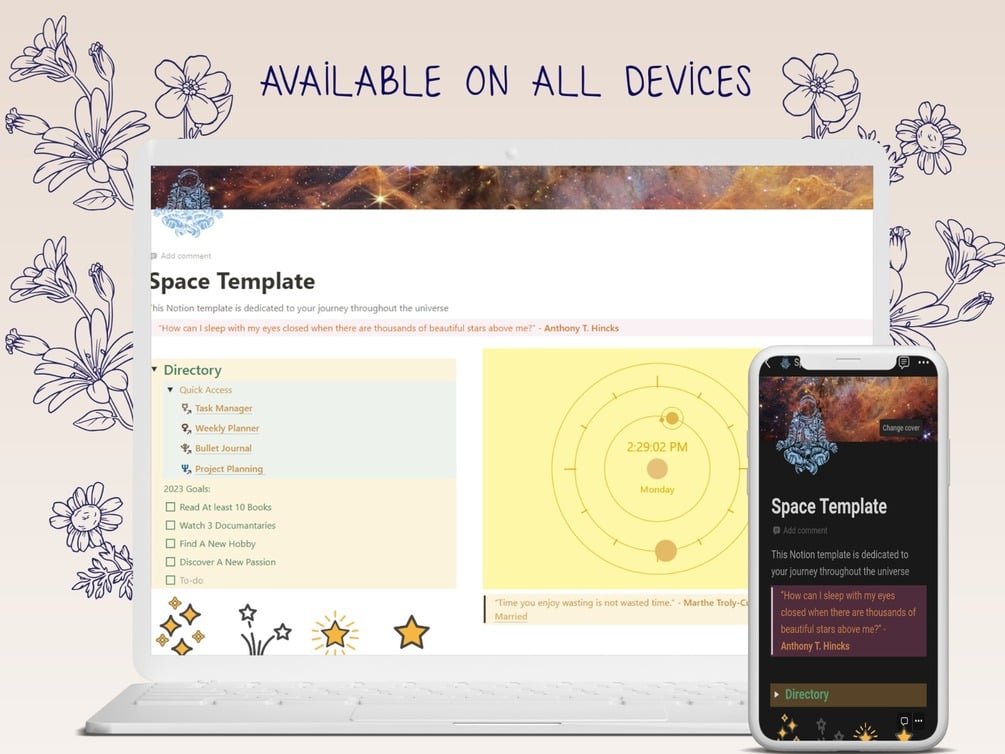 Notion Space template