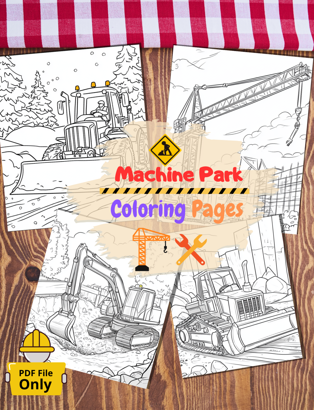 Machine Park: A Coloring Adventure Through the Machine Park