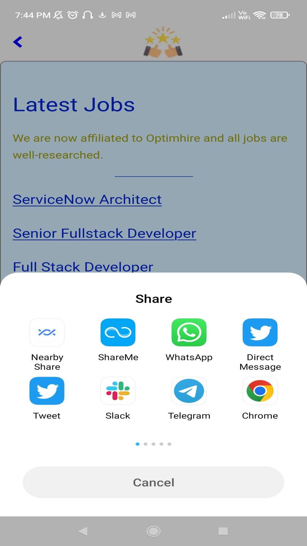 Buy the JobMentor Android App